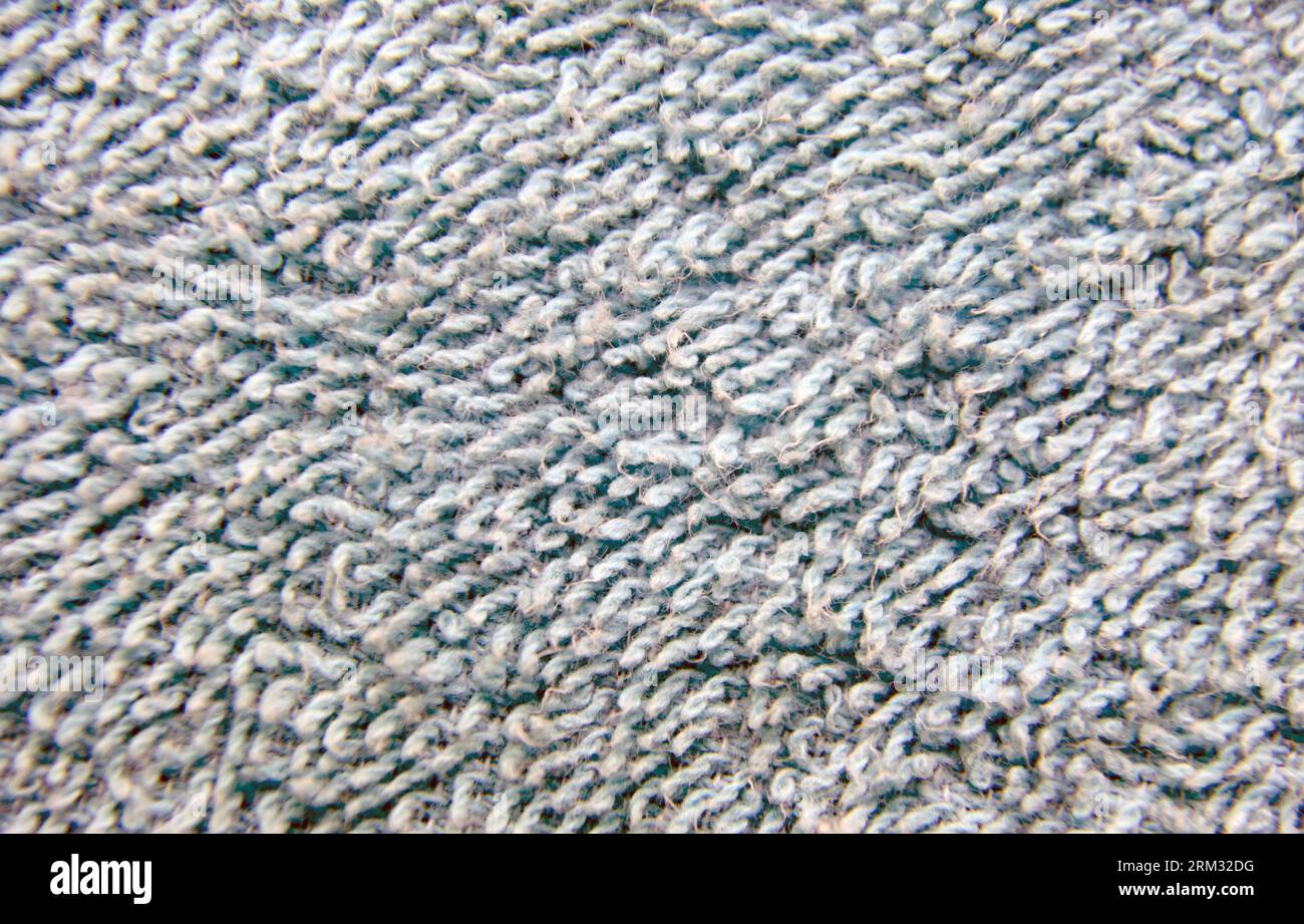 Blue fluffy cloth texture, macro view abstract background Stock Photo ...