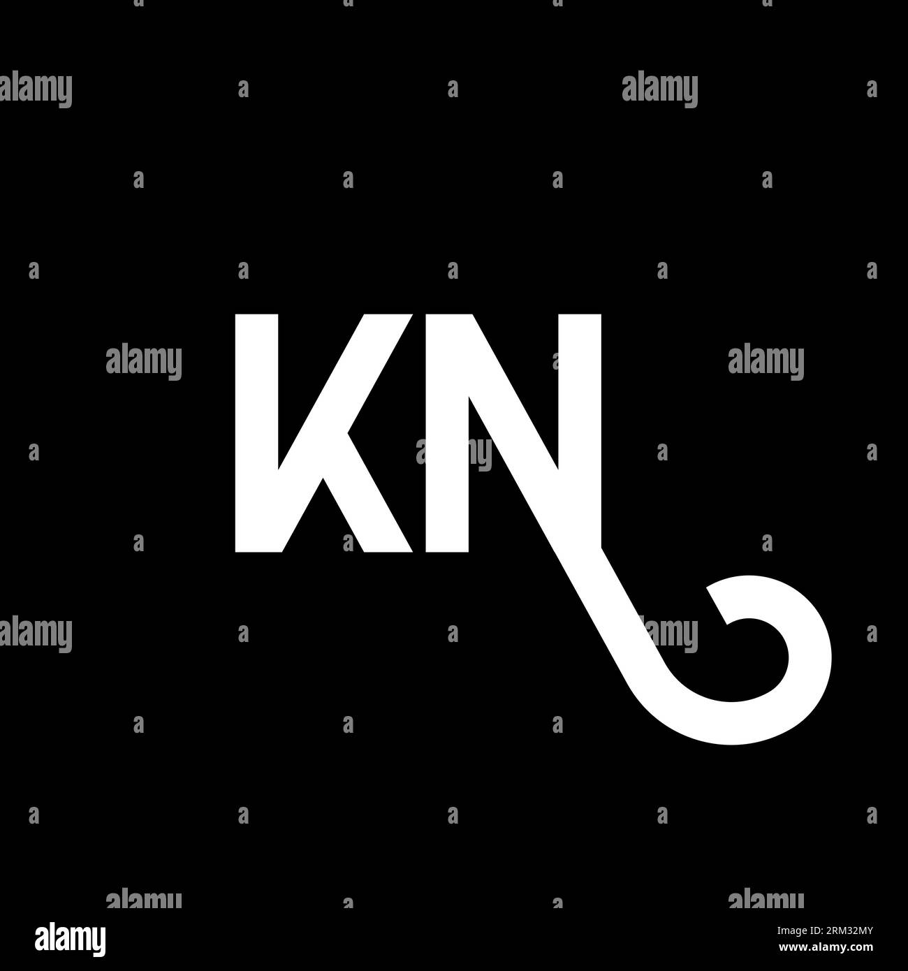 K n logo Black and White Stock Photos & Images - Alamy