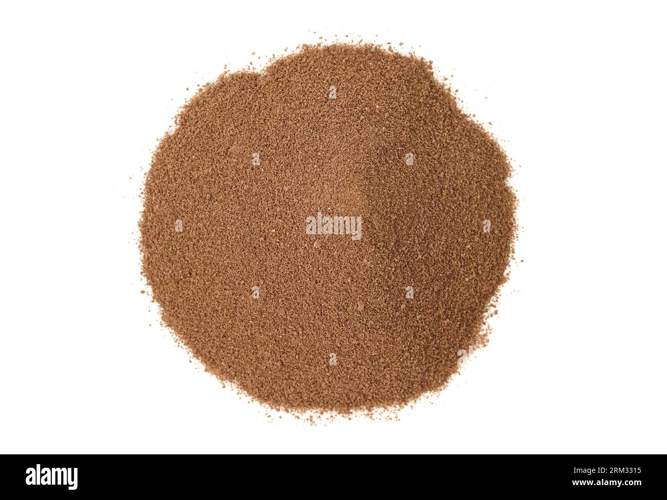Pile of instant cocoa powder isolated on white background Stock Photo ...