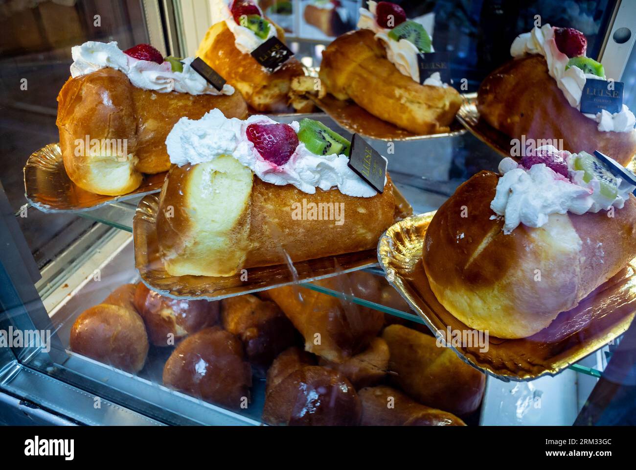 Naples, Metropolitan City of Naples, Italy, Baba is a traditional ...