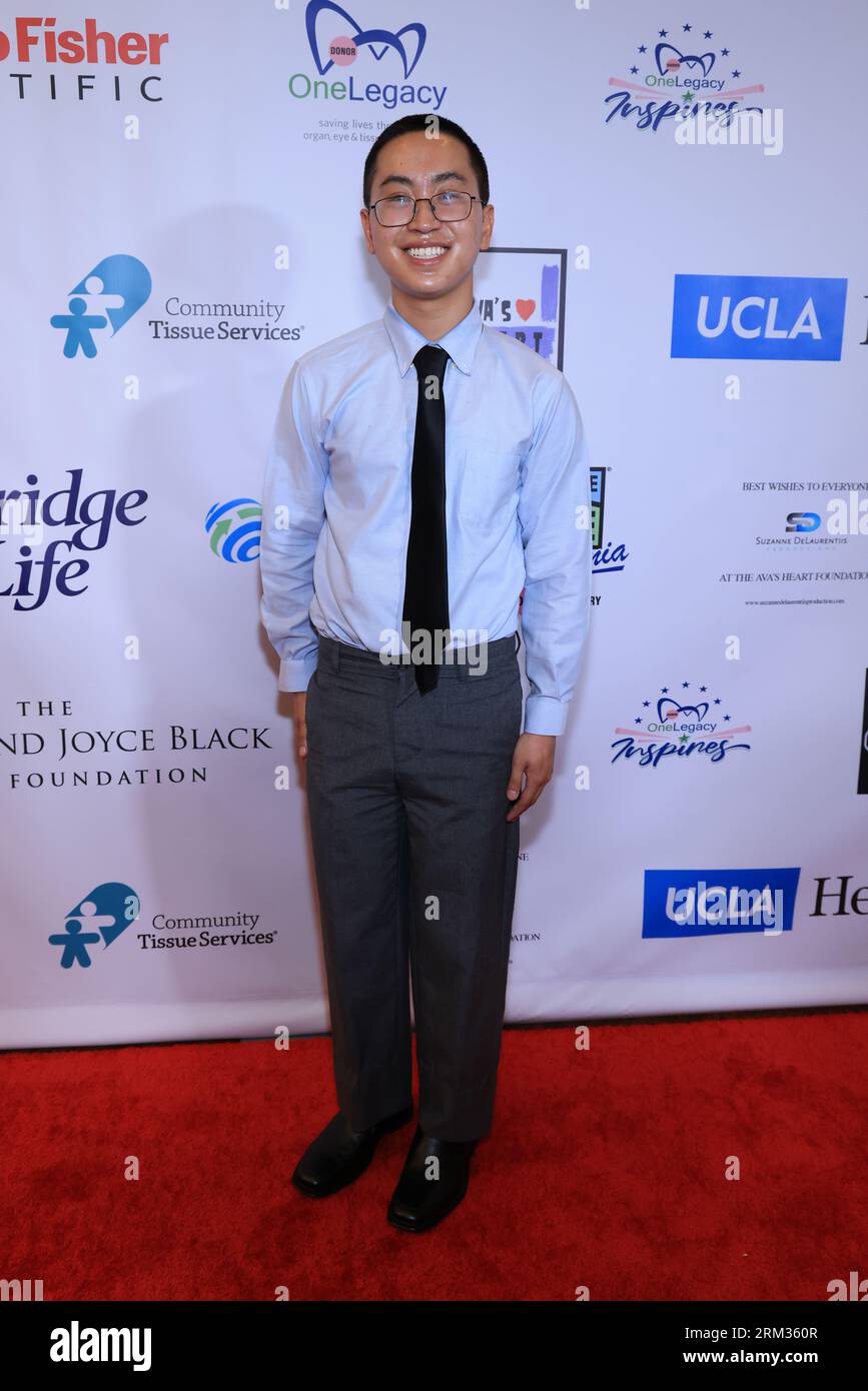 Los Angeles, California, USA. 24th August, 2023. Justin Wang attending the Ava's Heart Gala ...