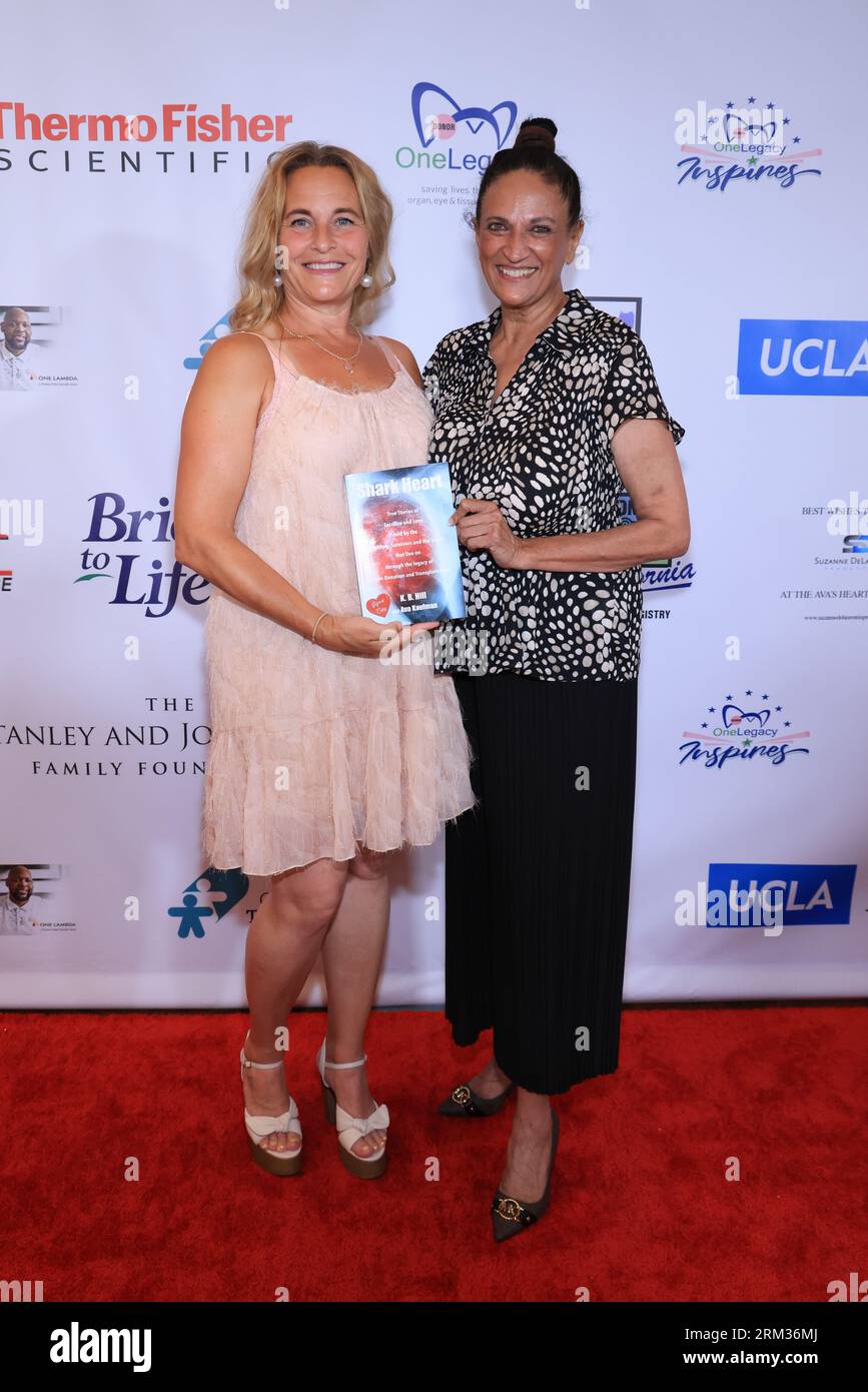 Los Angeles, California, USA. 24th August, 2023. Author Kristina Hill and publisher Marina ...