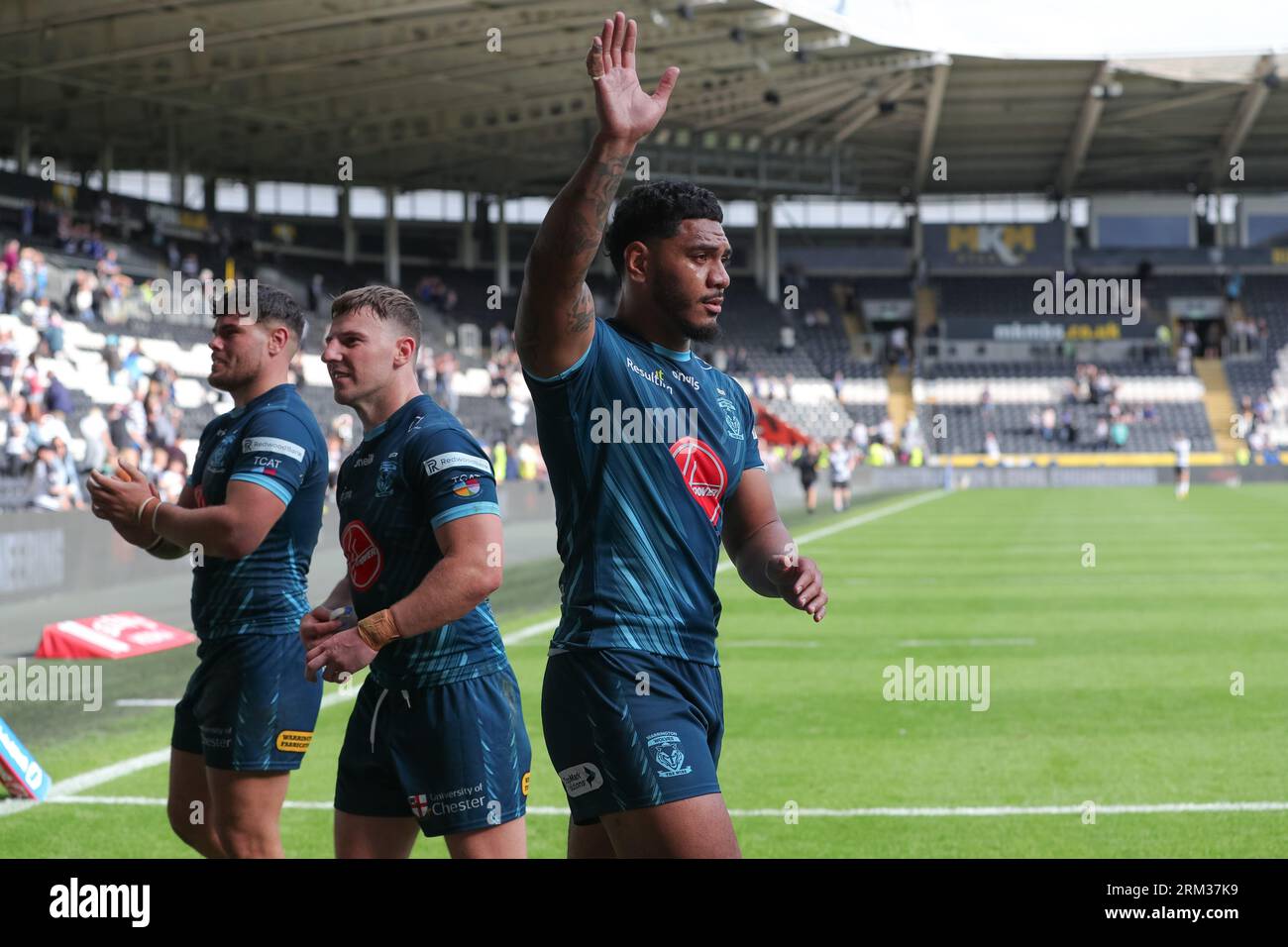 Thomas mikaele warrington wolves 2023 hi-res stock photography and ...