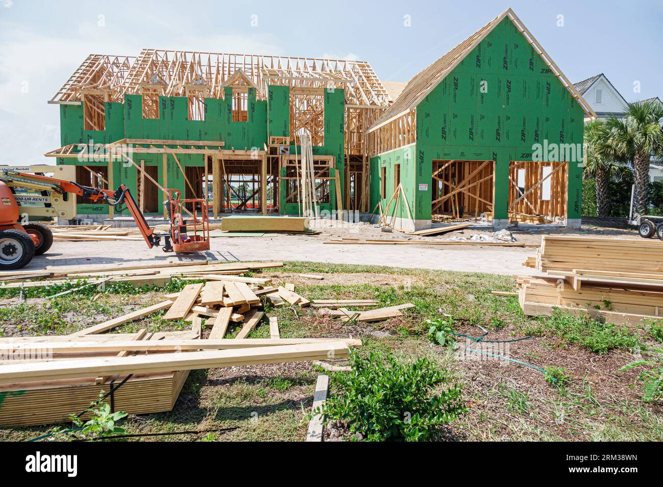 Ponte Vedra Beach Florida,Solana Road,under new construction site,building builder,large house ...