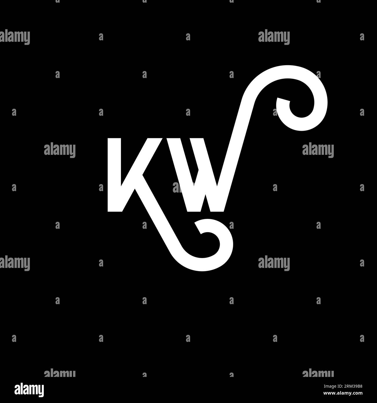 Kw clean logo hi-res stock photography and images - Alamy