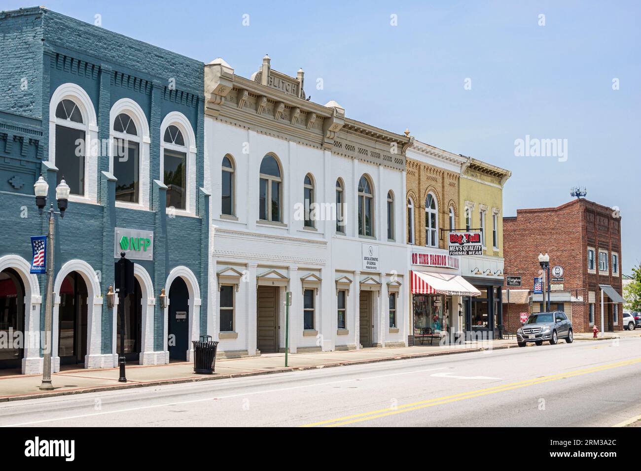 Statesboro Georgia,outside exterior,building front entrance,store shop ...