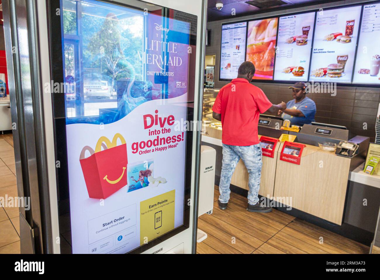 Mcdonalds african customer hi-res stock photography and images - Alamy