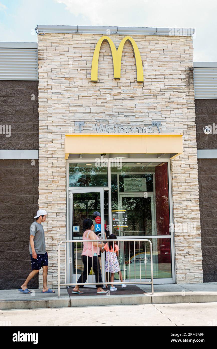 Glennville Georgia,McDonald's fast food,golden arches,Hispanic Latin Latino,ethnic ethnicity ...