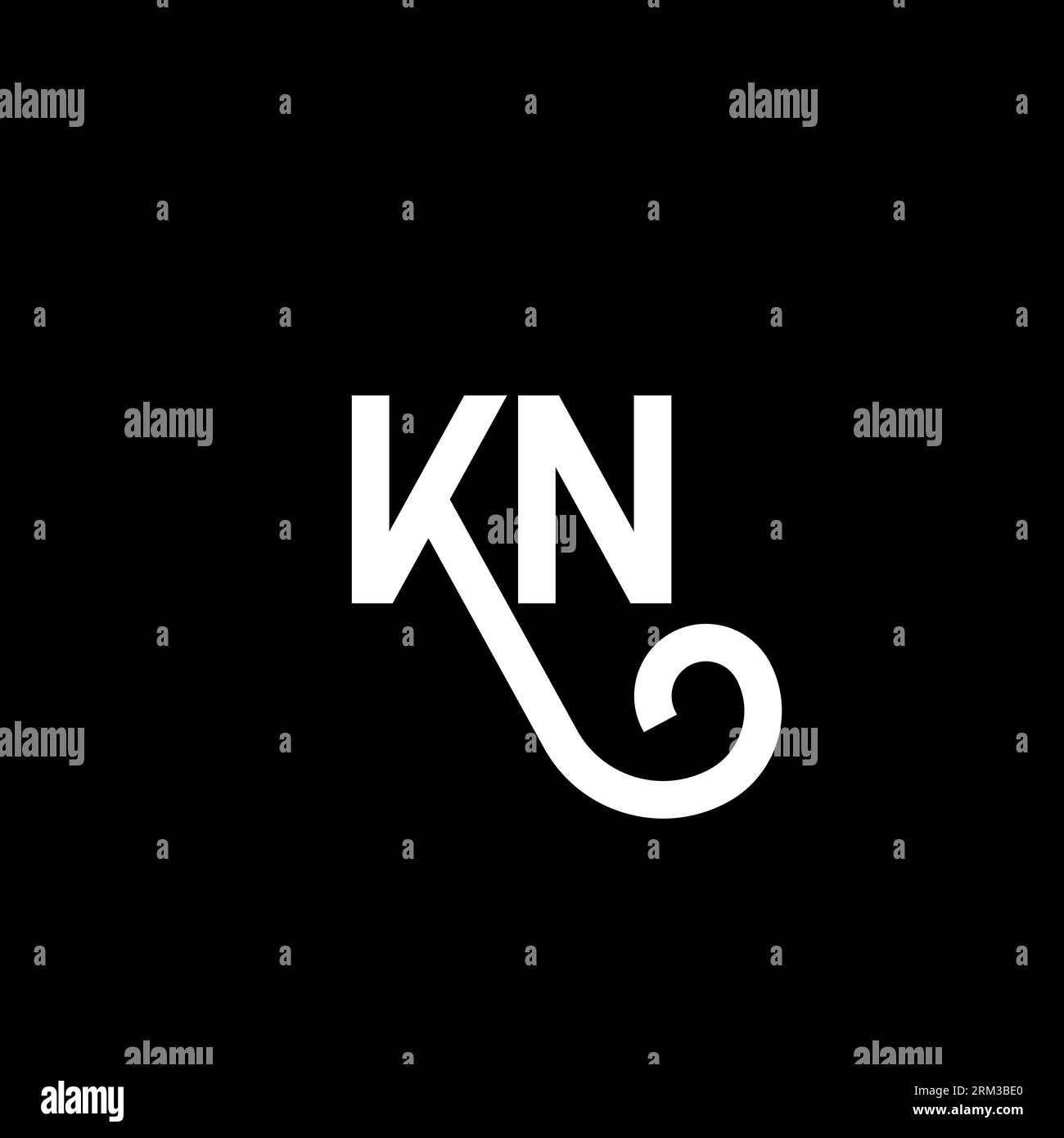 K n logo Black and White Stock Photos & Images - Alamy