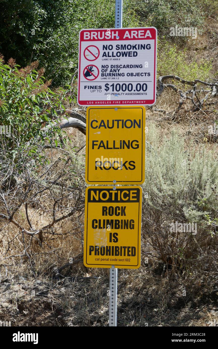 Los Angeles, California, USA 22nd August 2023 Rock Climbing is ...