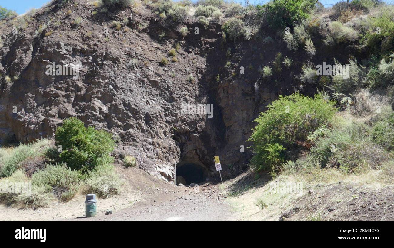 Los Angeles, California, USA 22nd August 2023 Bronson Caves Park, where ...