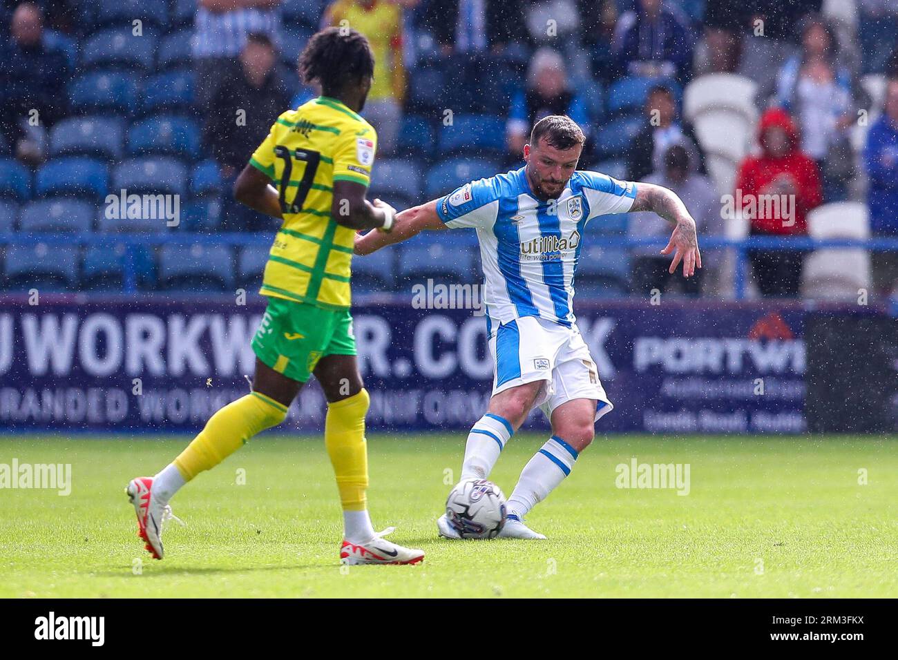 Tom Edwards of Huddersfield Town during the Sky Bet Championship match ...