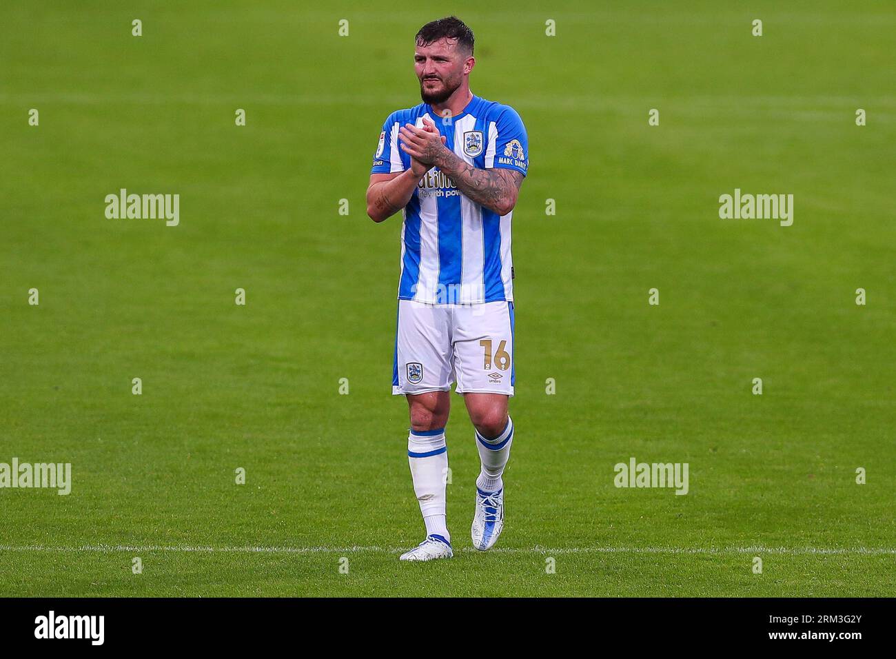 Tom Edwards of Huddersfield Town during the Sky Bet Championship match ...