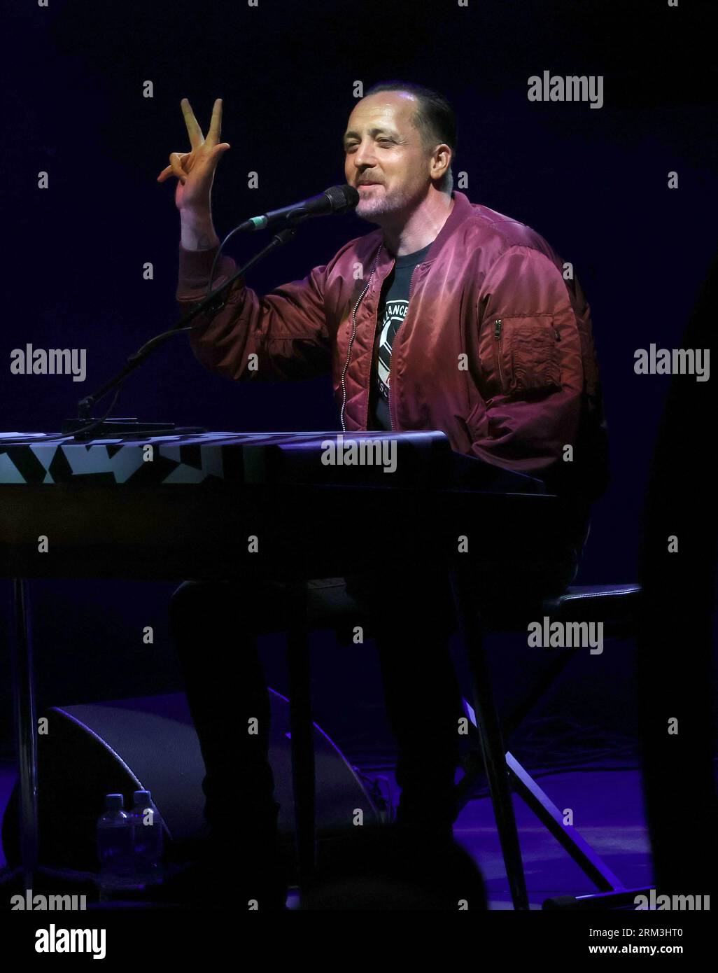 Jamel, Germany. 26th Aug, 2023. Rapper Danger Dan provides musical ...