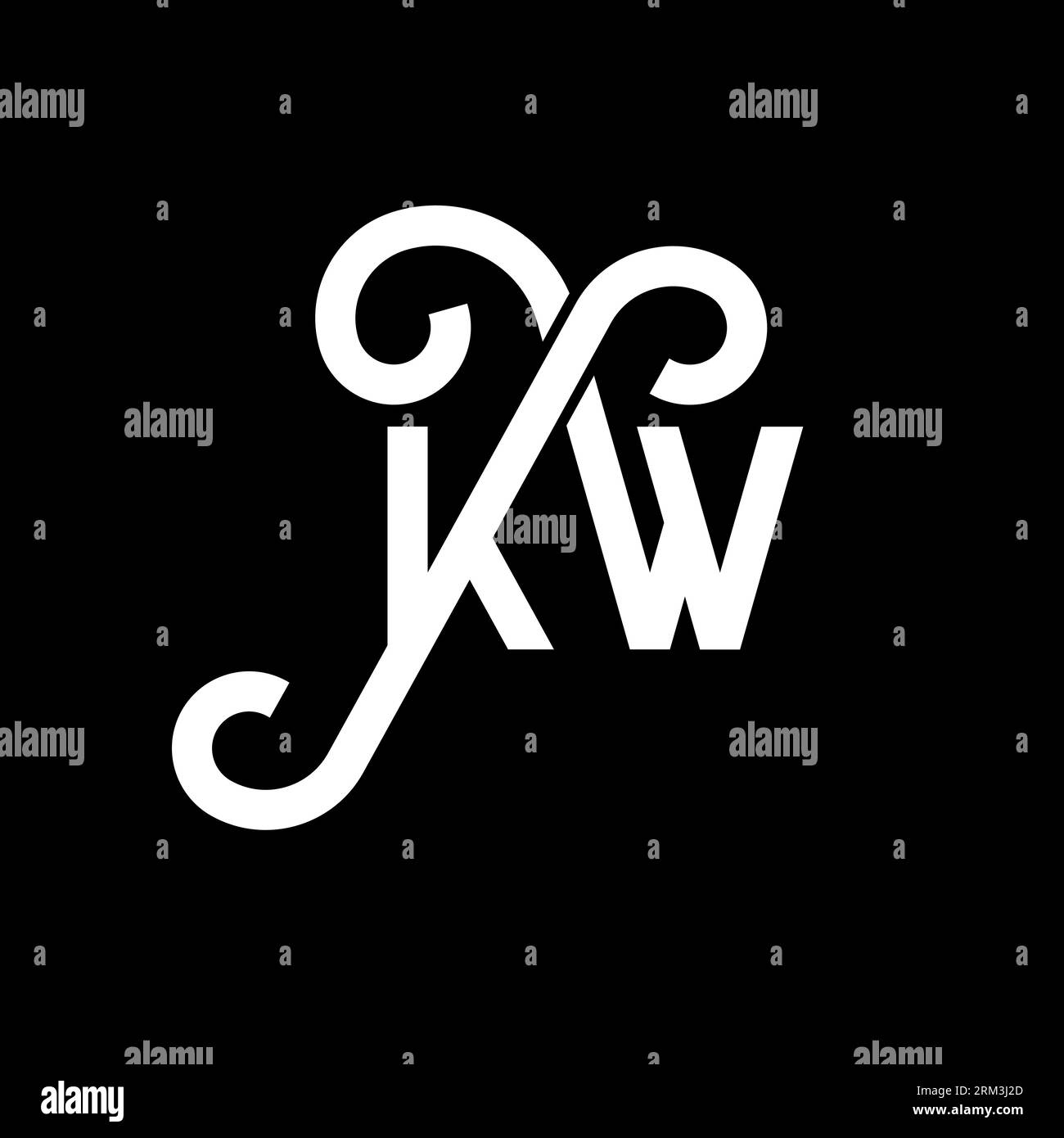 Kw clean logo hi-res stock photography and images - Alamy