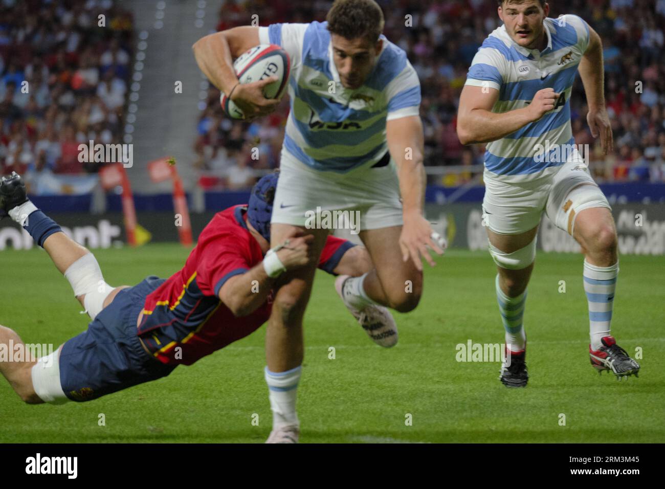 Metropolitano Stadium, Madrid, Spain. 26th Aug, 2023. Rugby teams in ...