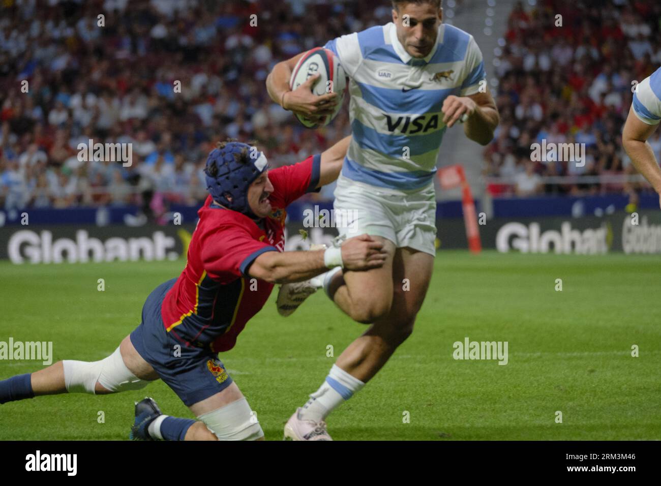 Metropolitano Stadium, Madrid, Spain. 26th Aug, 2023. Rugby teams in ...