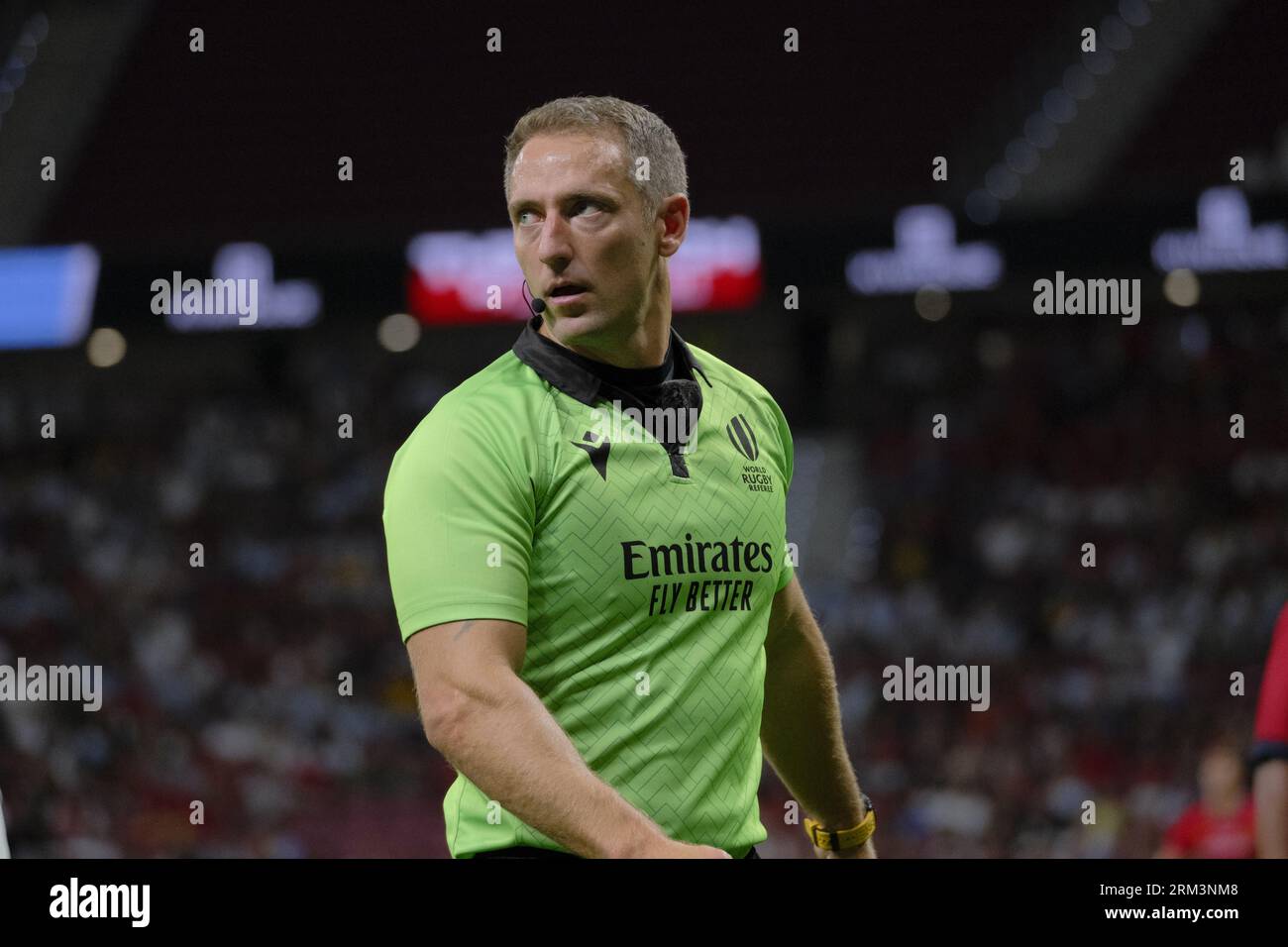 Metropolitano Stadium, Madrid, Spain. 26th Aug, 2023: Rugby teams in ...