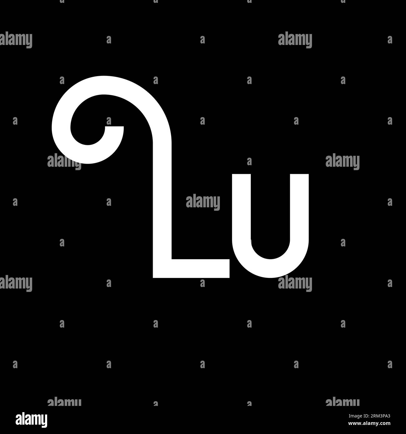 Lu symbol Stock Vector Images - Alamy
