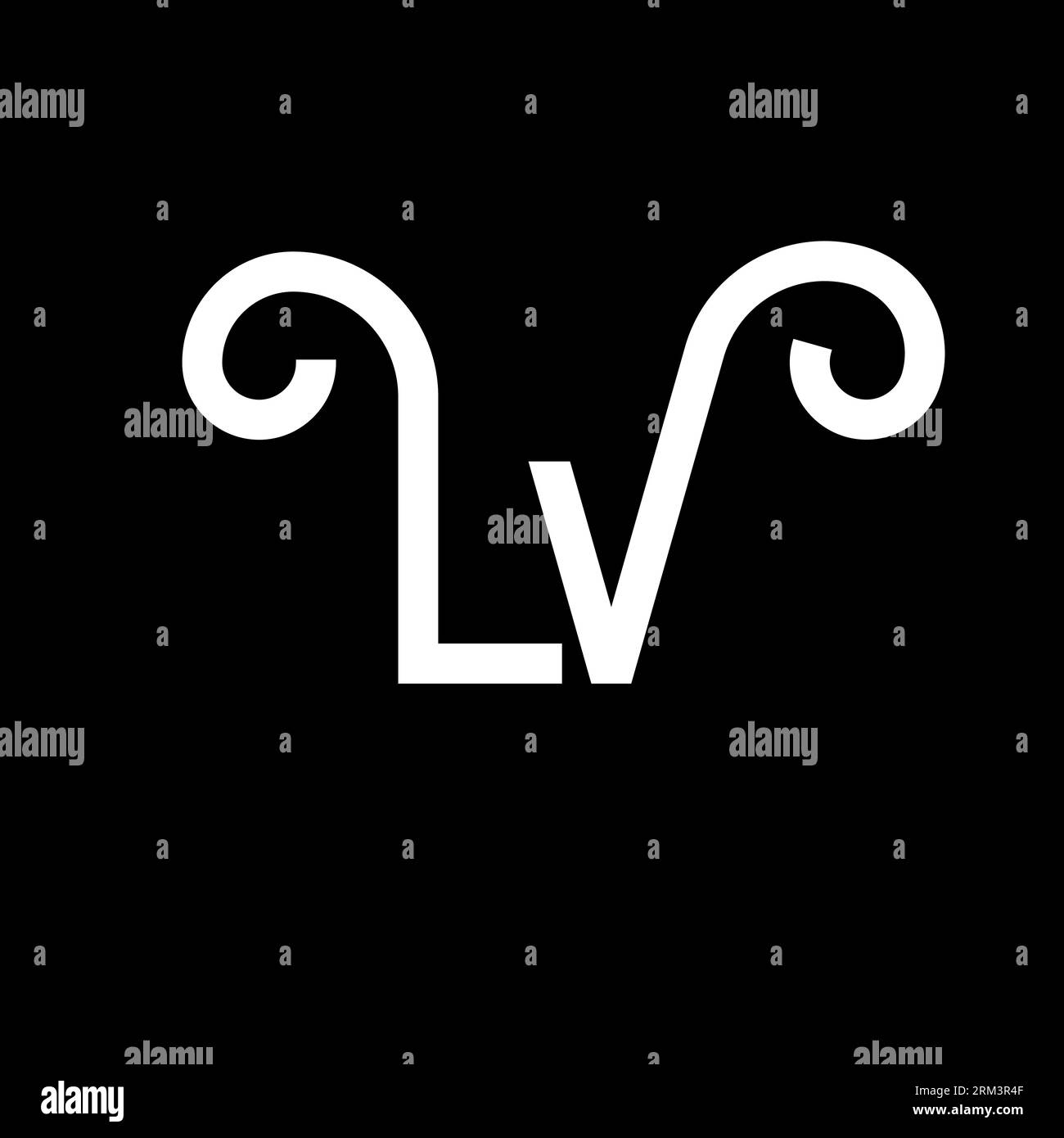 Lv letters hi-res stock photography and images - Alamy