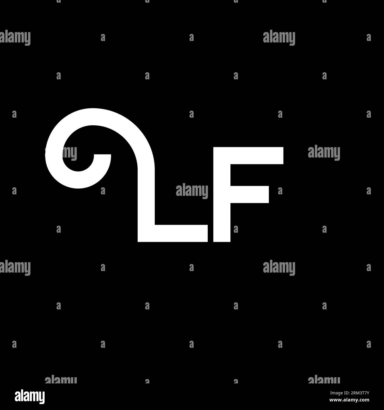 Lf minimal logo hi-res stock photography and images - Alamy