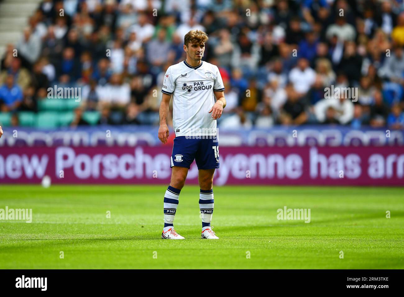 Deepdale Stadium, Preston, England - 26th August 2023 Ryan Ledson (18 ...