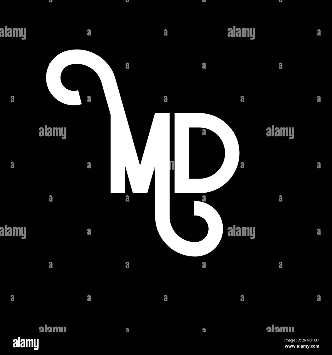 MD Letter Logo Design. Initial letters MD logo icon. Abstract letter MD ... MD Letter Logo Design. Initial letters MD logo icon. Abstract letter MD ...