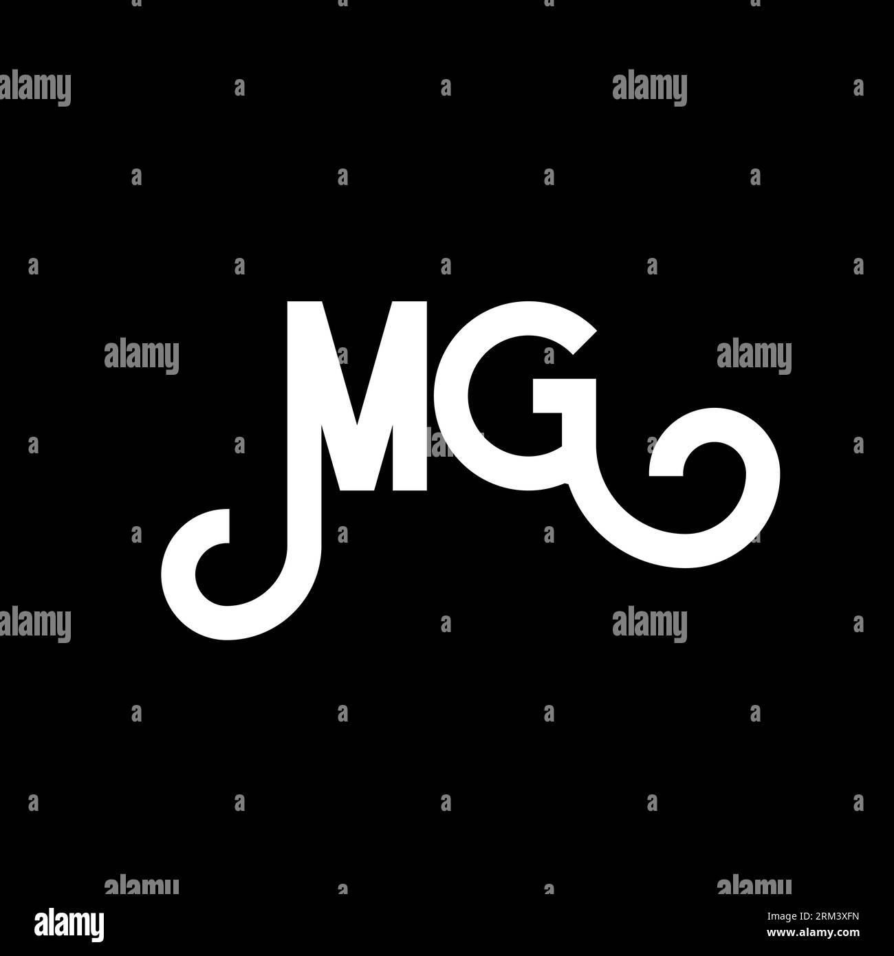 Mg logo set hi-res stock photography and images - Alamy