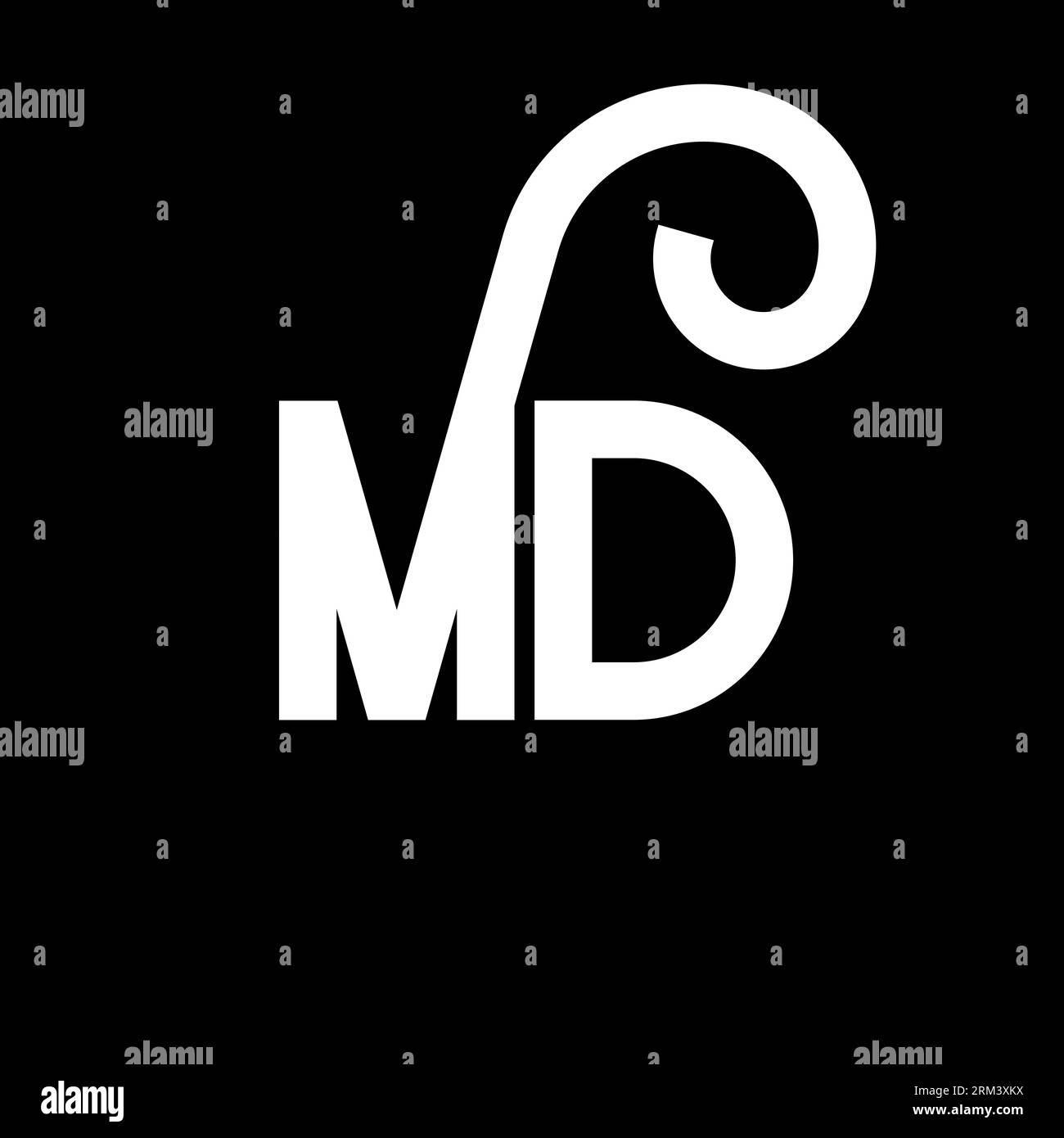 MD Letter Logo Design. Initial letters MD logo icon. Abstract letter MD ... MD Letter Logo Design. Initial letters MD logo icon. Abstract letter MD ...