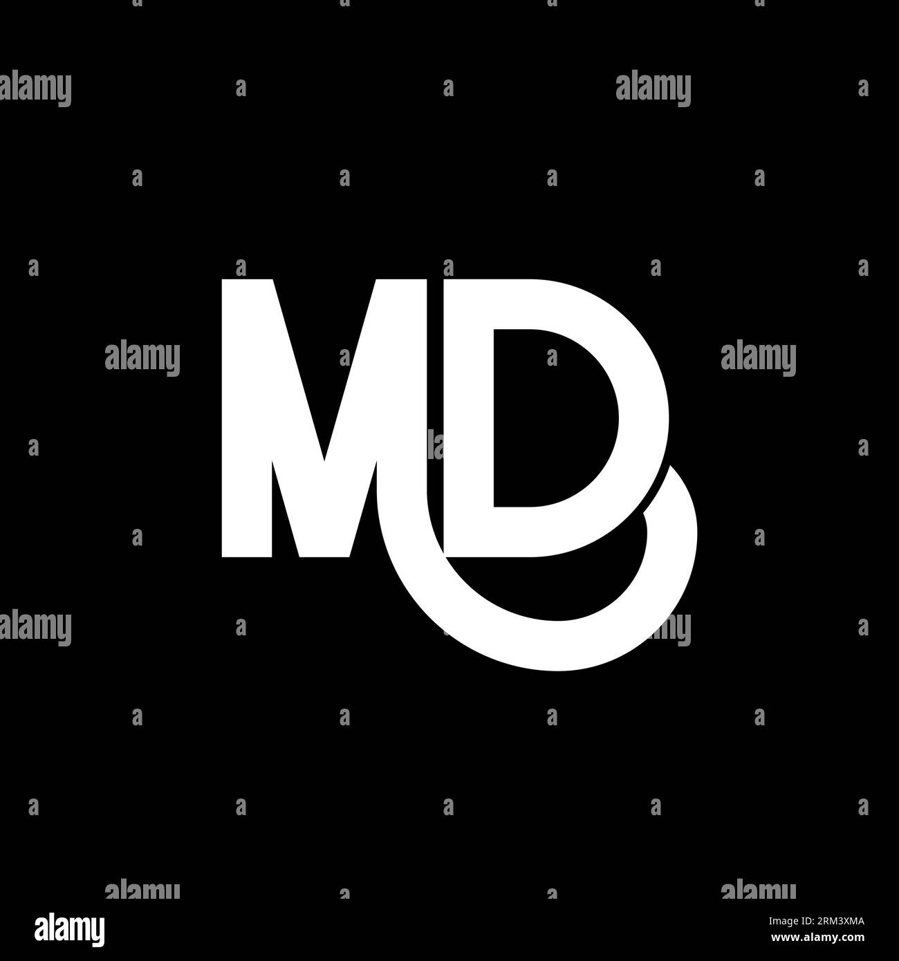 MD Letter Logo Design. Initial letters MD logo icon. Abstract letter MD ... MD Letter Logo Design. Initial letters MD logo icon. Abstract letter MD ...
