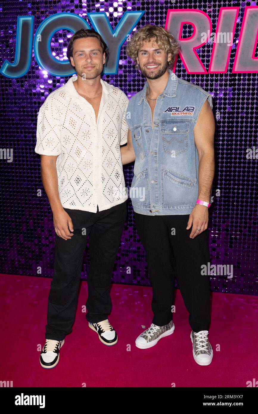 Celebs attend Lionsgate's Joy Ride Gala Screening at Vue, Leicester Square Featuring: Casey O ...