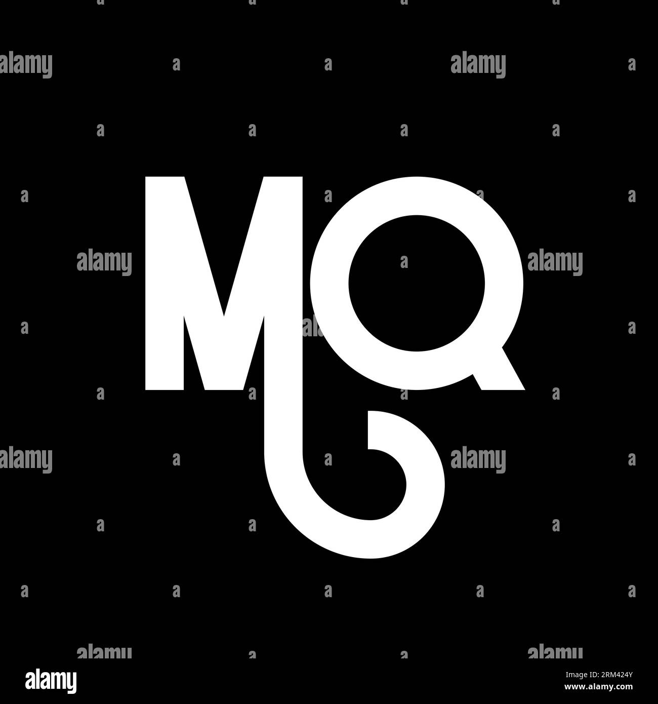 Mq logo vector vectors Black and White Stock Photos & Images - Alamy