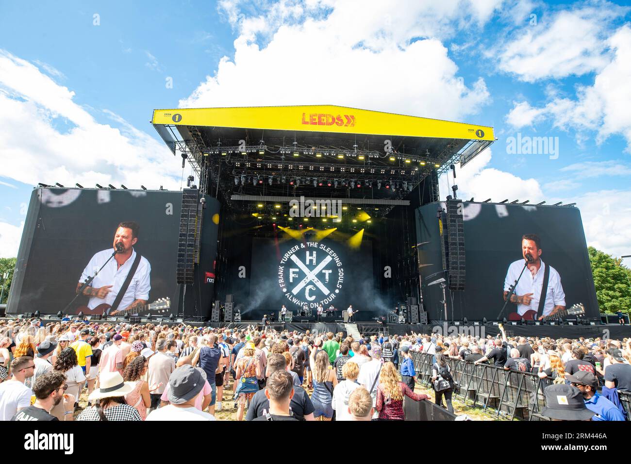 Leeds, UK. Saturday 26 August 2023 Frank Turner & The Sleeping Souls ...