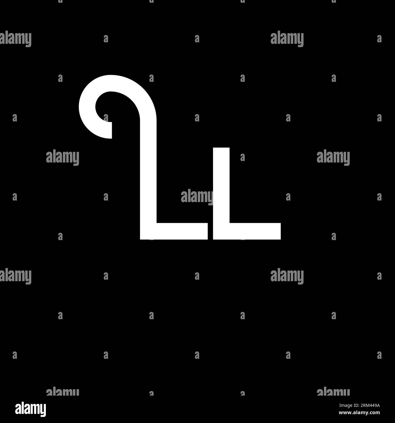 Ll minimal logo hi-res stock photography and images - Alamy