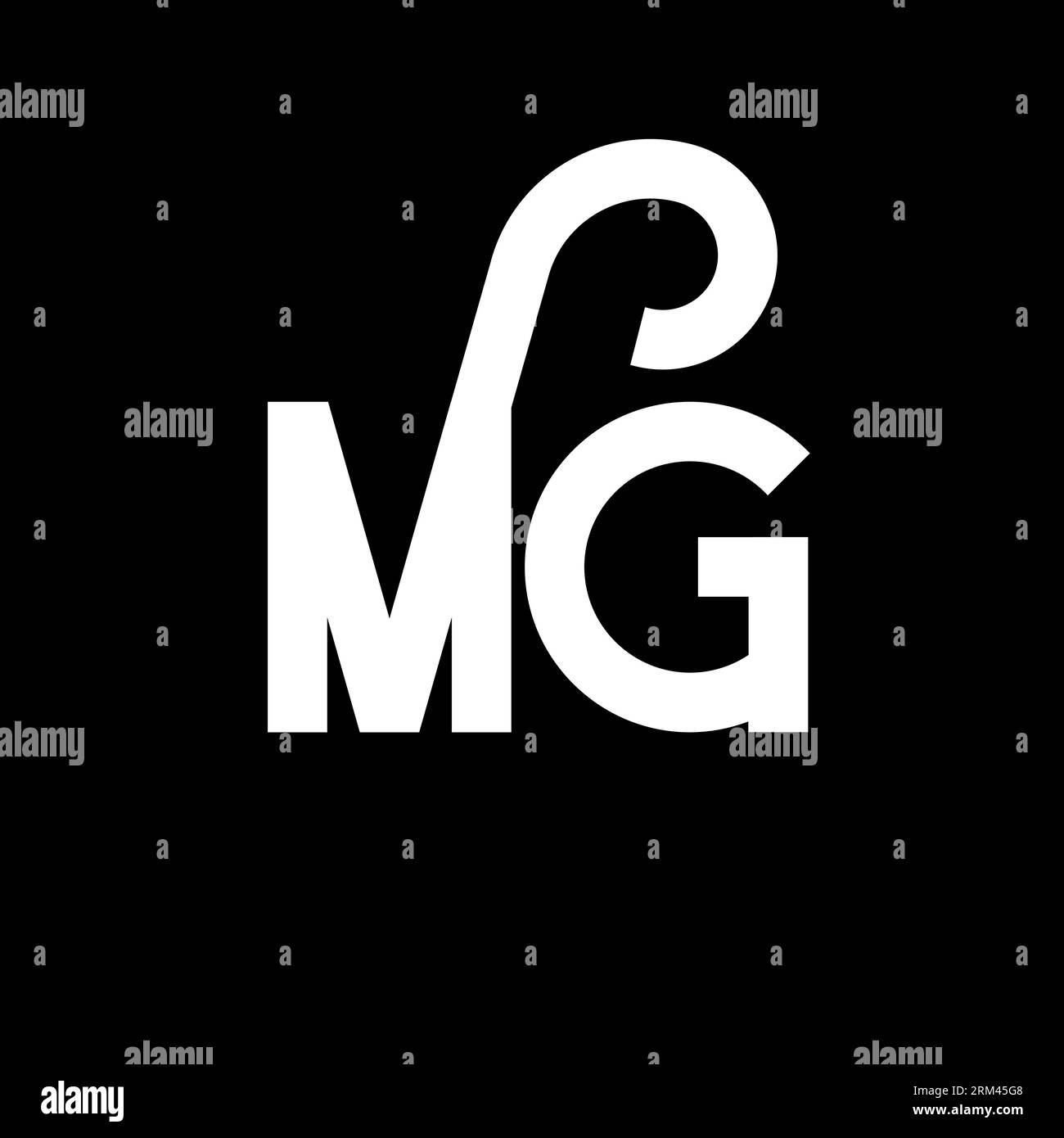 Mg logo set hi-res stock photography and images - Alamy
