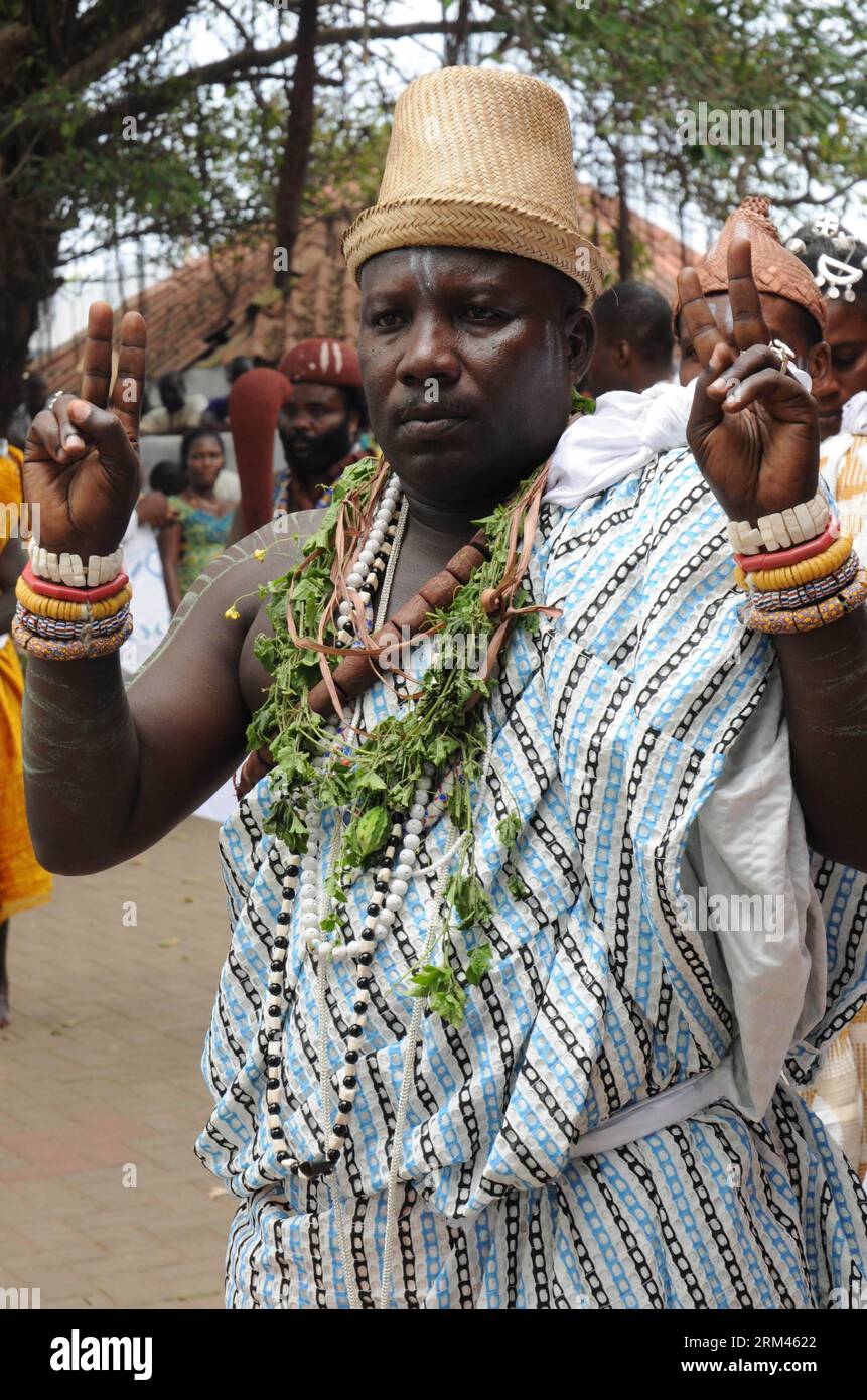 Homowo festival in ghana hi-res stock photography and images - Alamy