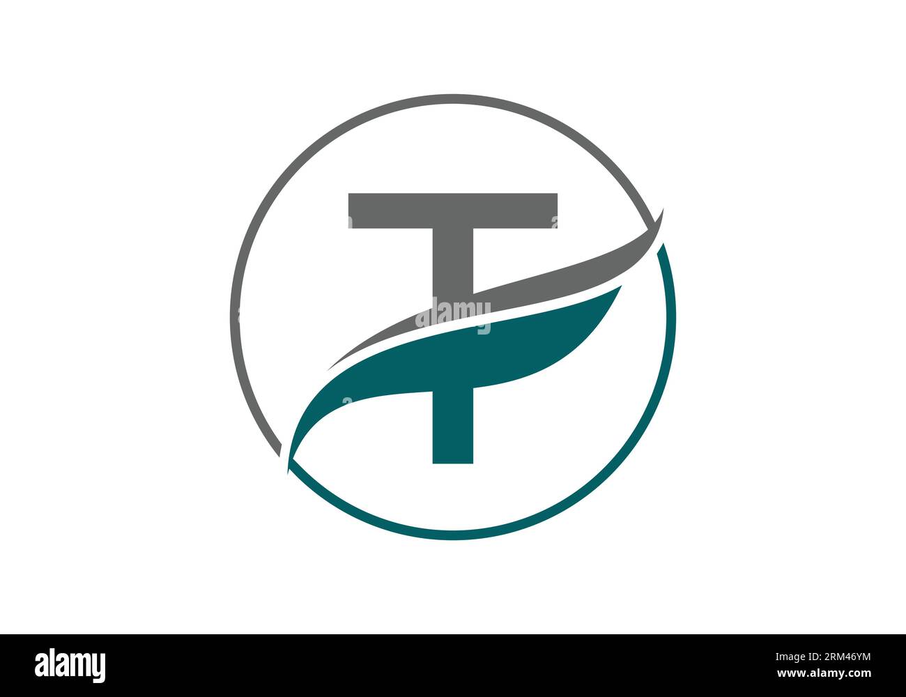 Blue wave t logo hi-res stock photography and images - Alamy