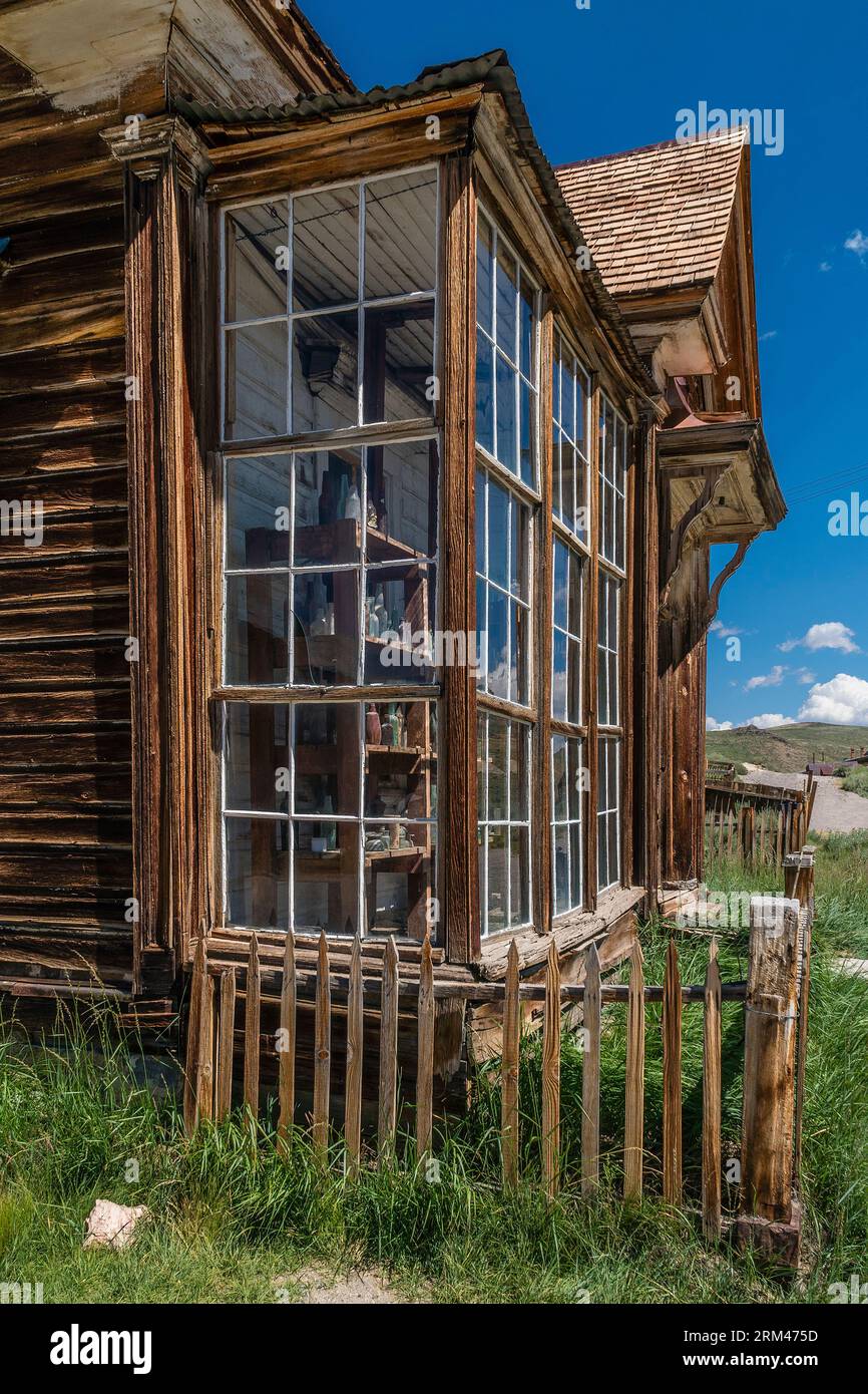 D.V. Cain House in Bodie ghost town in California. Built in 1873, this ...