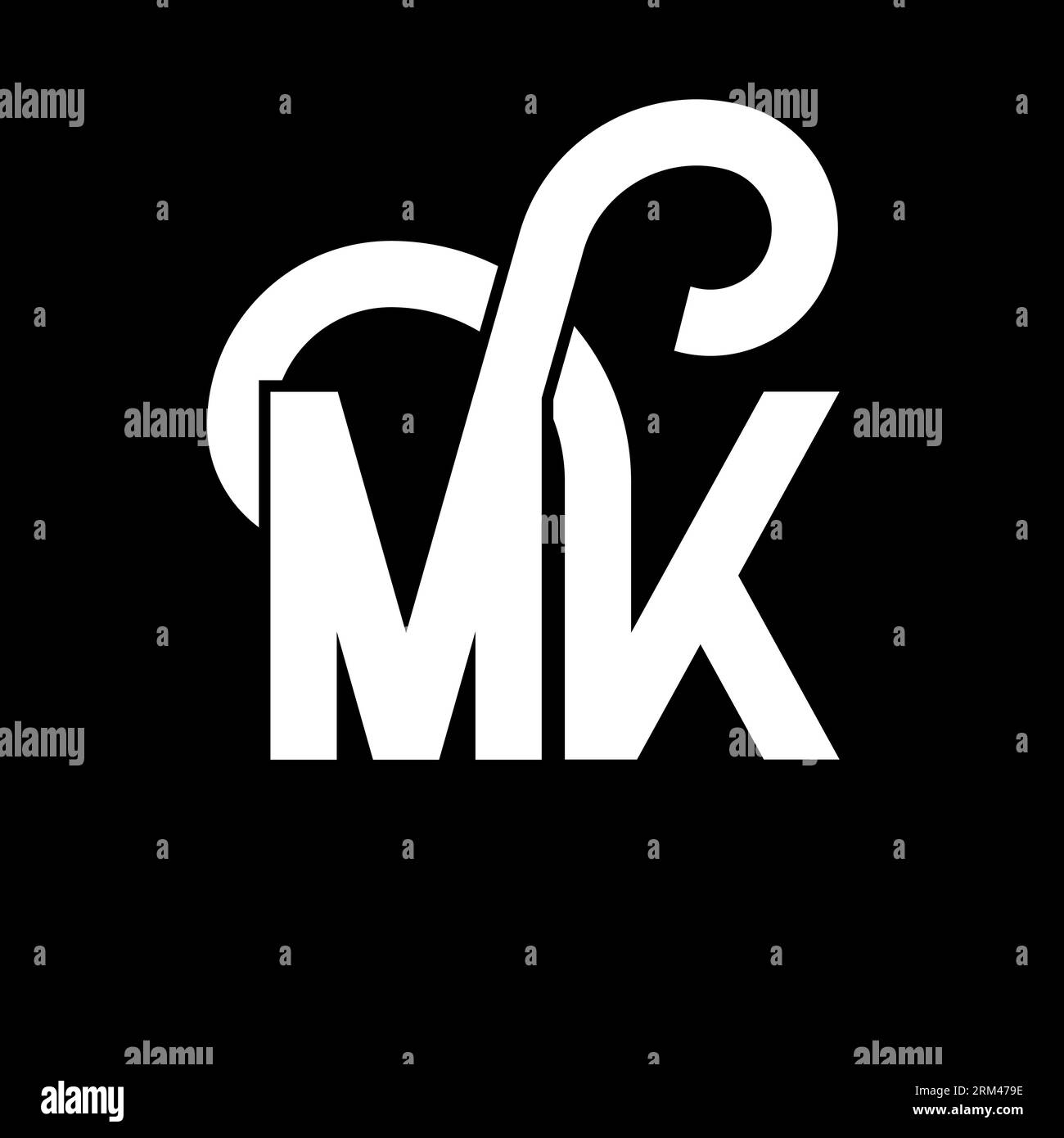 Mk word Stock Vector Images - Alamy