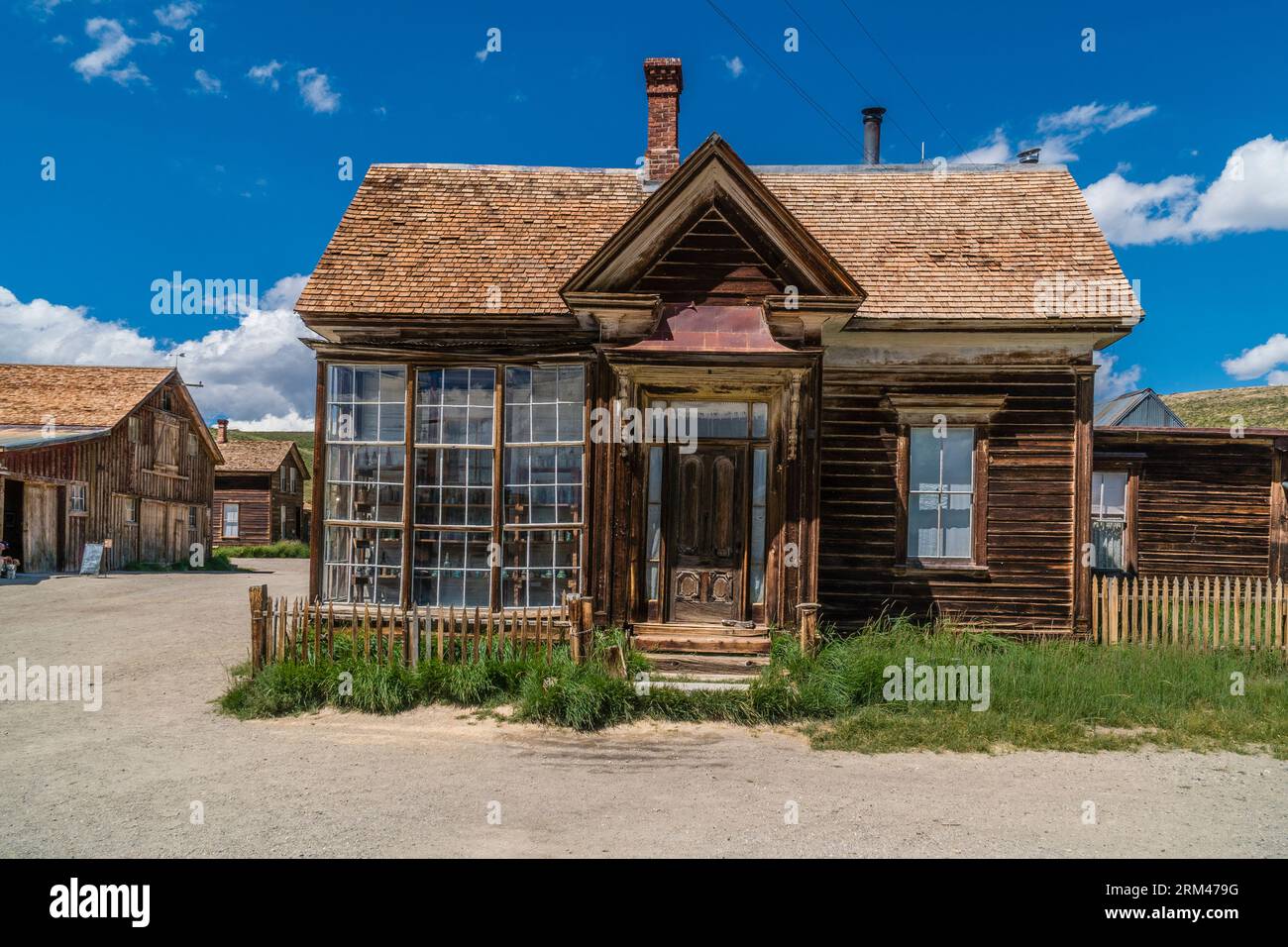 D.V. Cain House in Bodie ghost town in California. Built in 1873, this ...