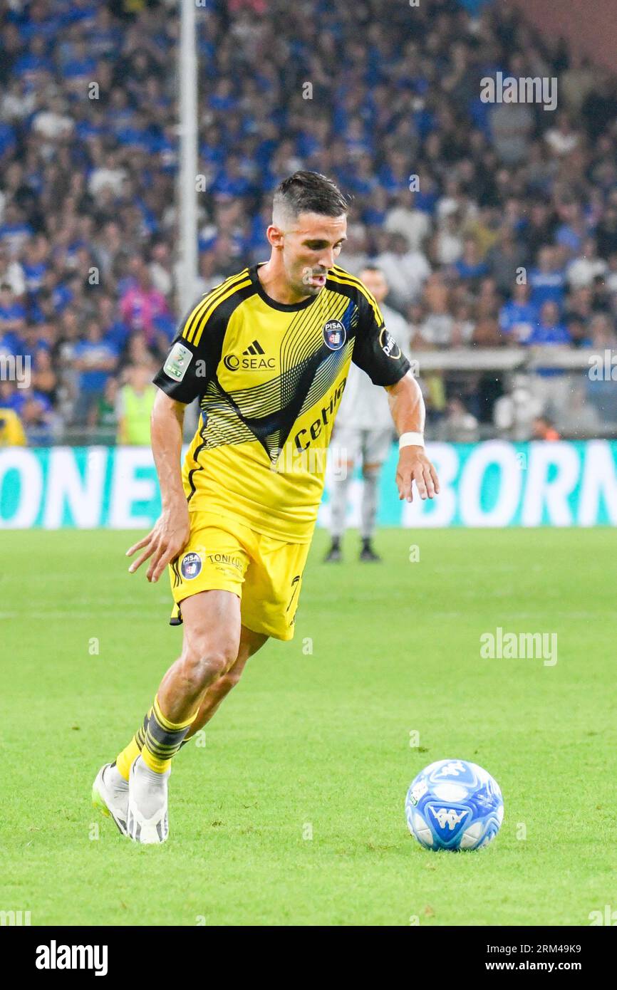 Genoa, Italy. 25th Aug, 2023. Marco D'Alessandro (Pisa) during UC ...