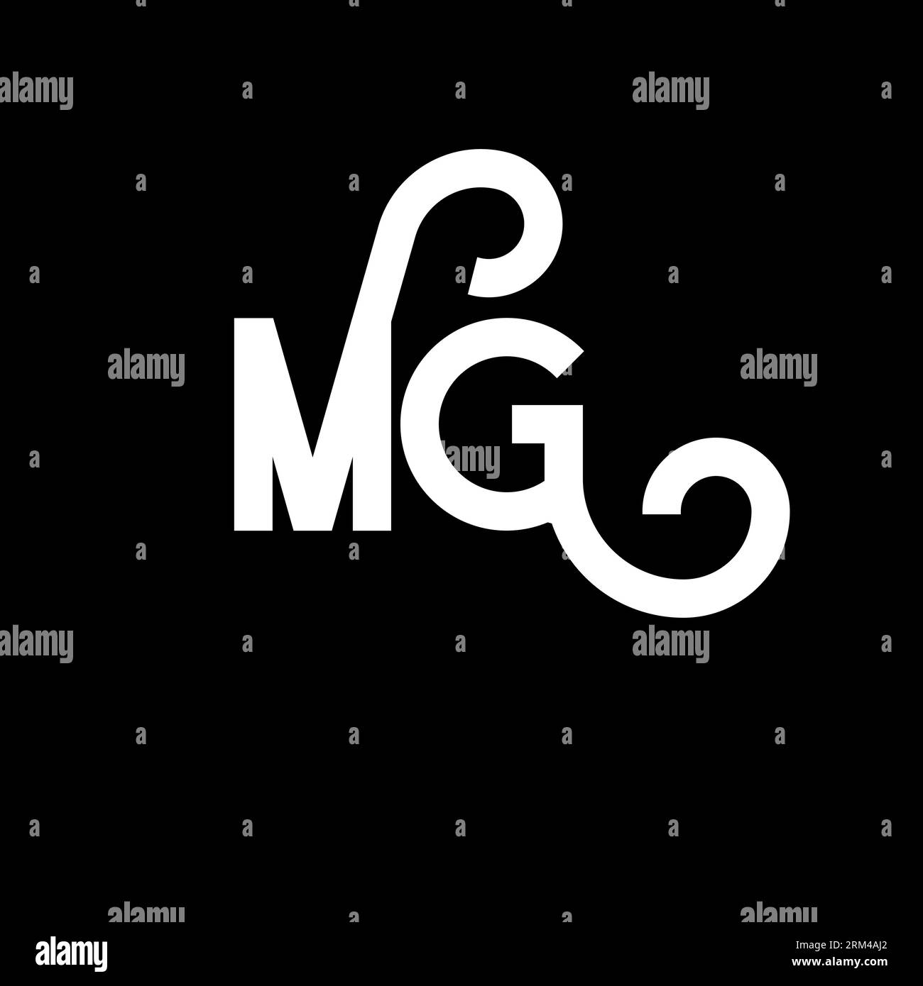 Mg logo set hi-res stock photography and images - Alamy