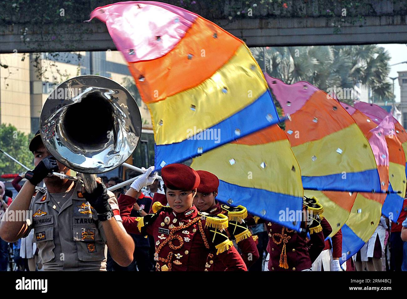Members police band perform during hi-res stock photography and images ...