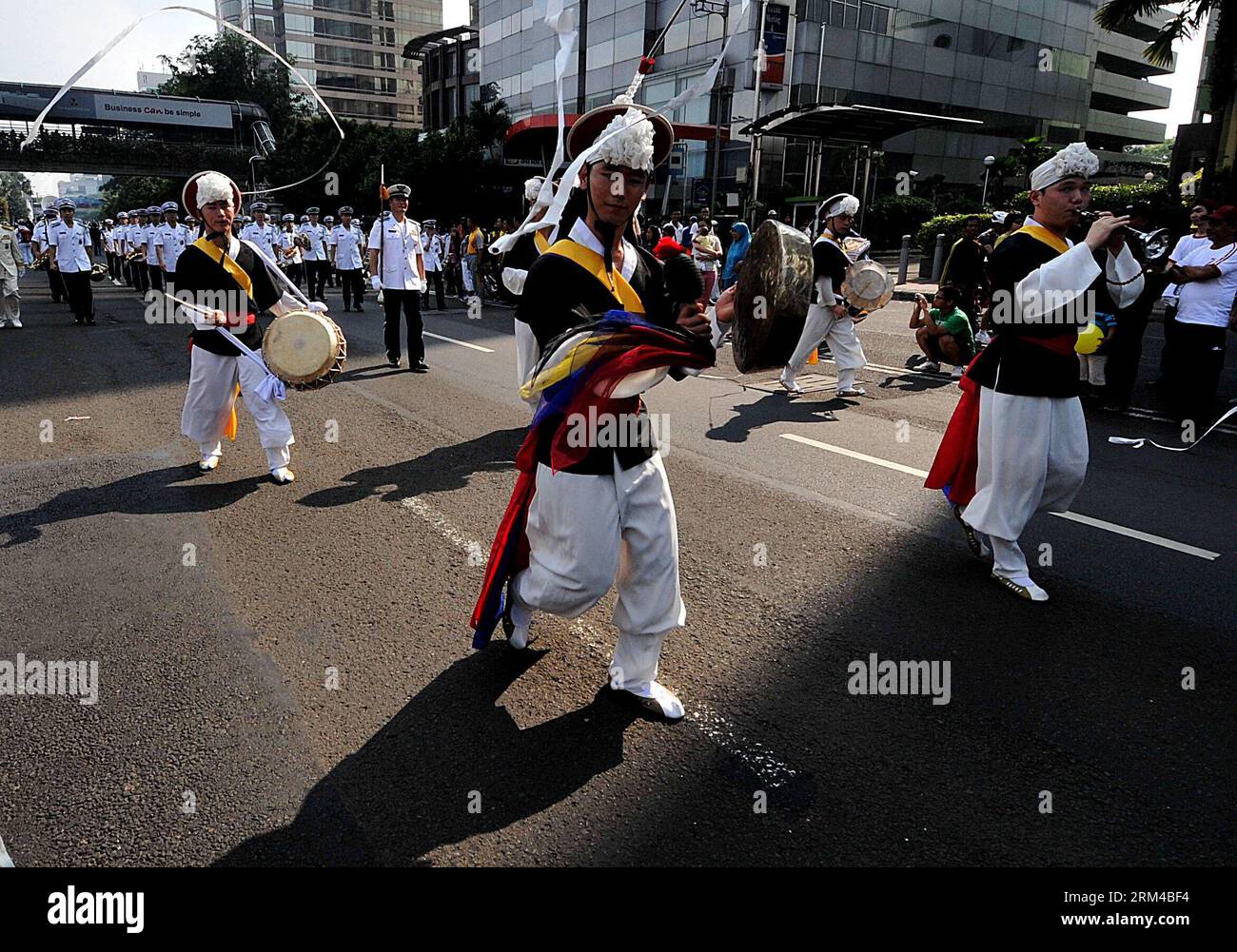 Members police band perform during hi-res stock photography and images ...