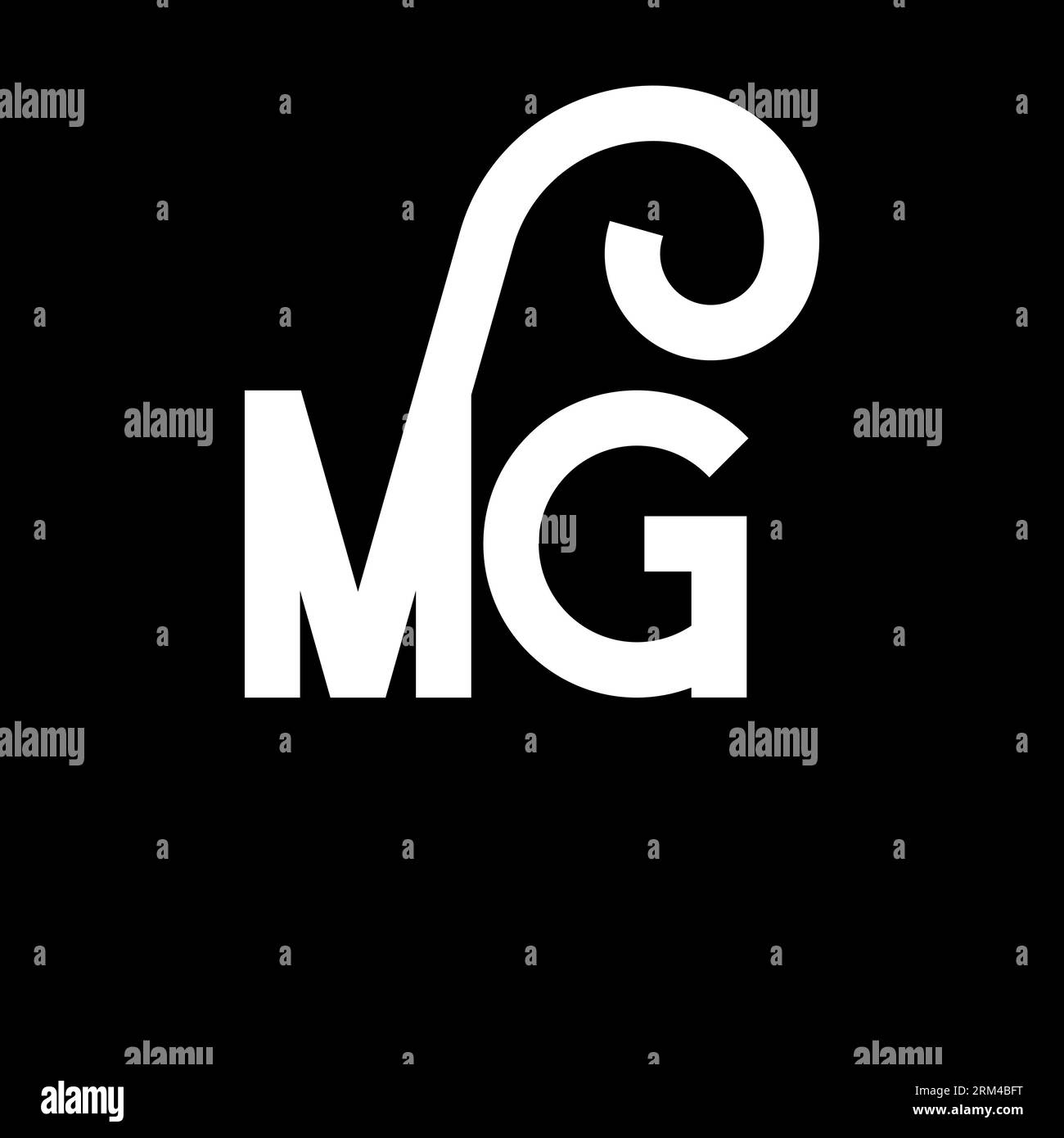 Mg logo set hi-res stock photography and images - Alamy