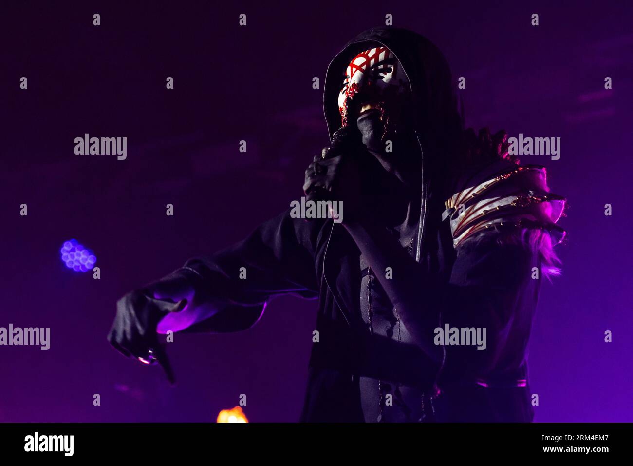 Sleep Token perform at the Reading Music Festival, England, Saturday ...