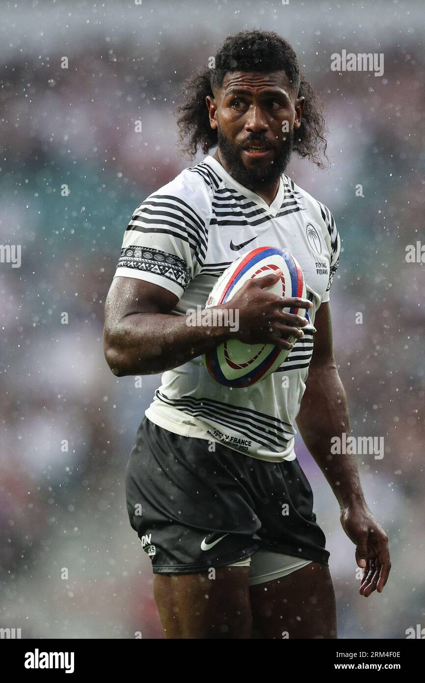 LONDON, UK - 26th Aug 2023: Frank Lomani of Fiji looks on during the ...