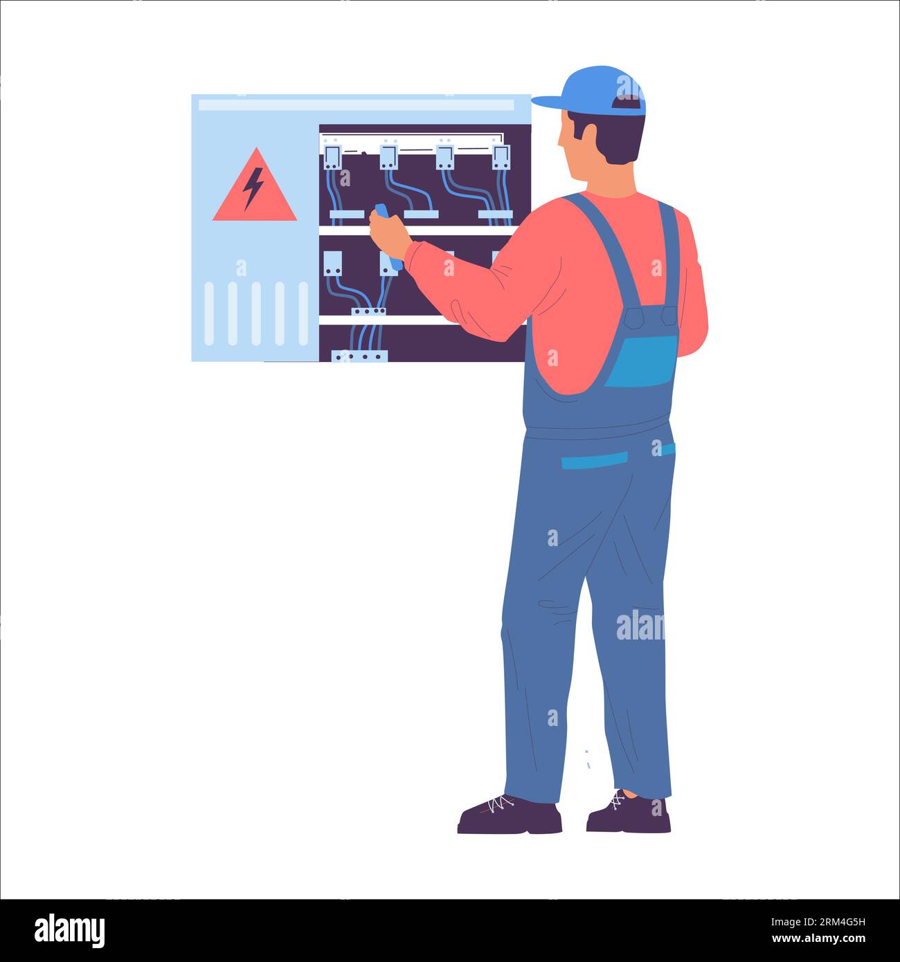 The cable guy Stock Vector Images - Alamy