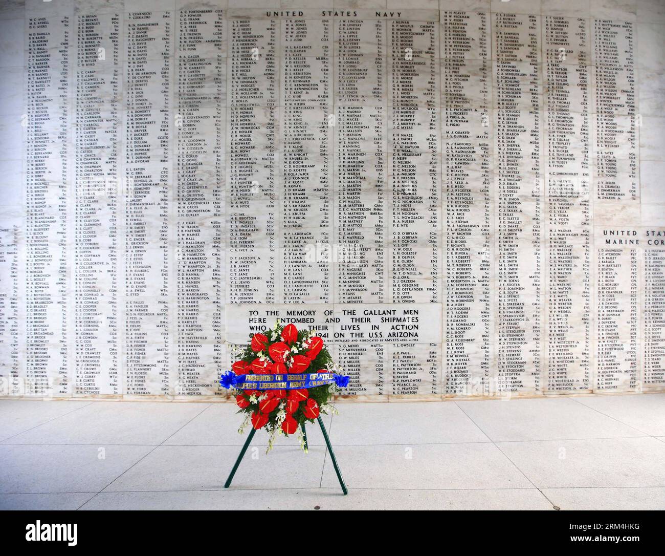 Uss arizona denkmal hi-res stock photography and images - Alamy