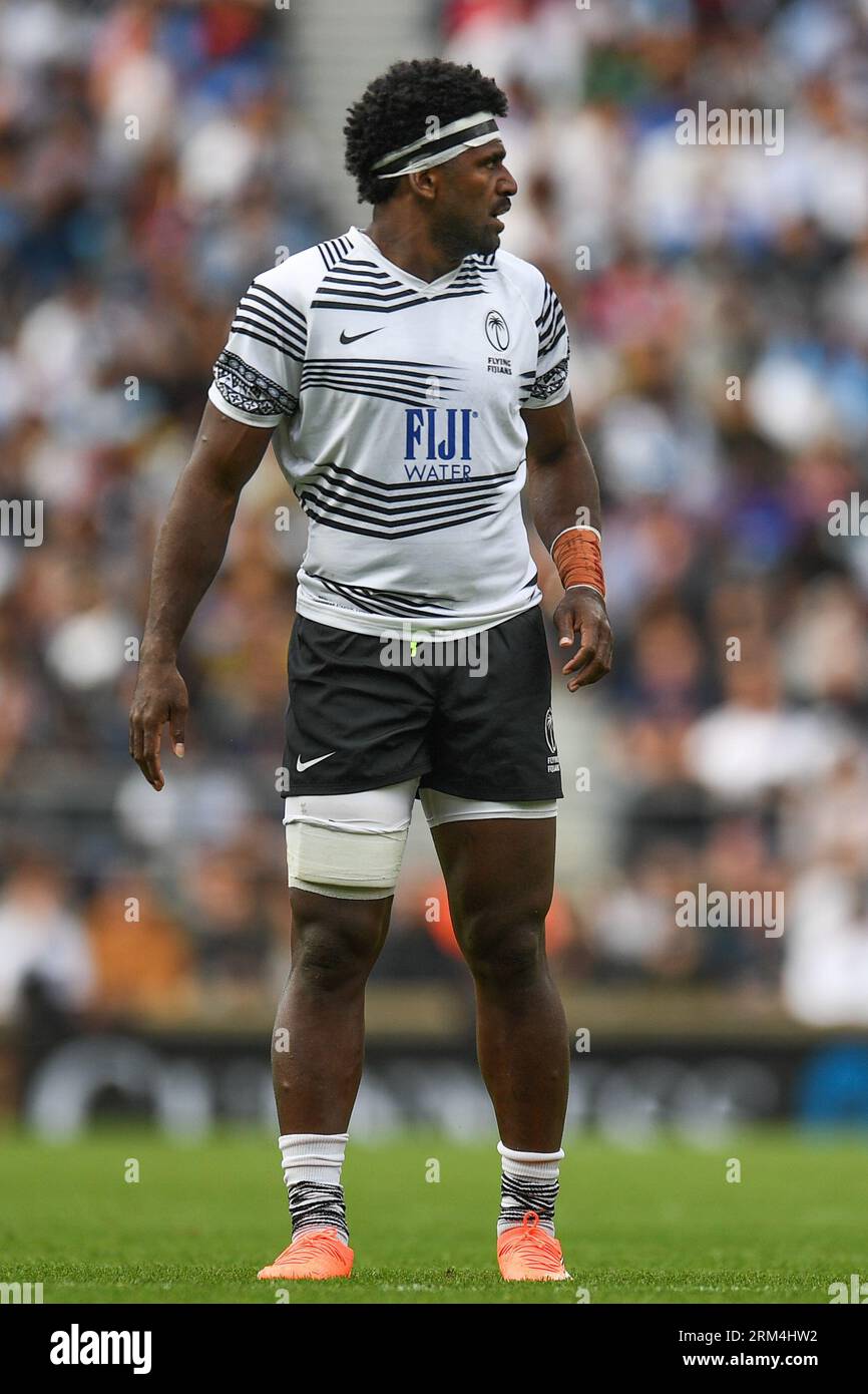 Kalaveti Ravouvou of Fiji during the 2023 Summer Series match England ...